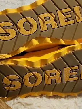 Sorel | Shoes | Sorel Womens Yellow Crossband Platform Slide Sandals ...